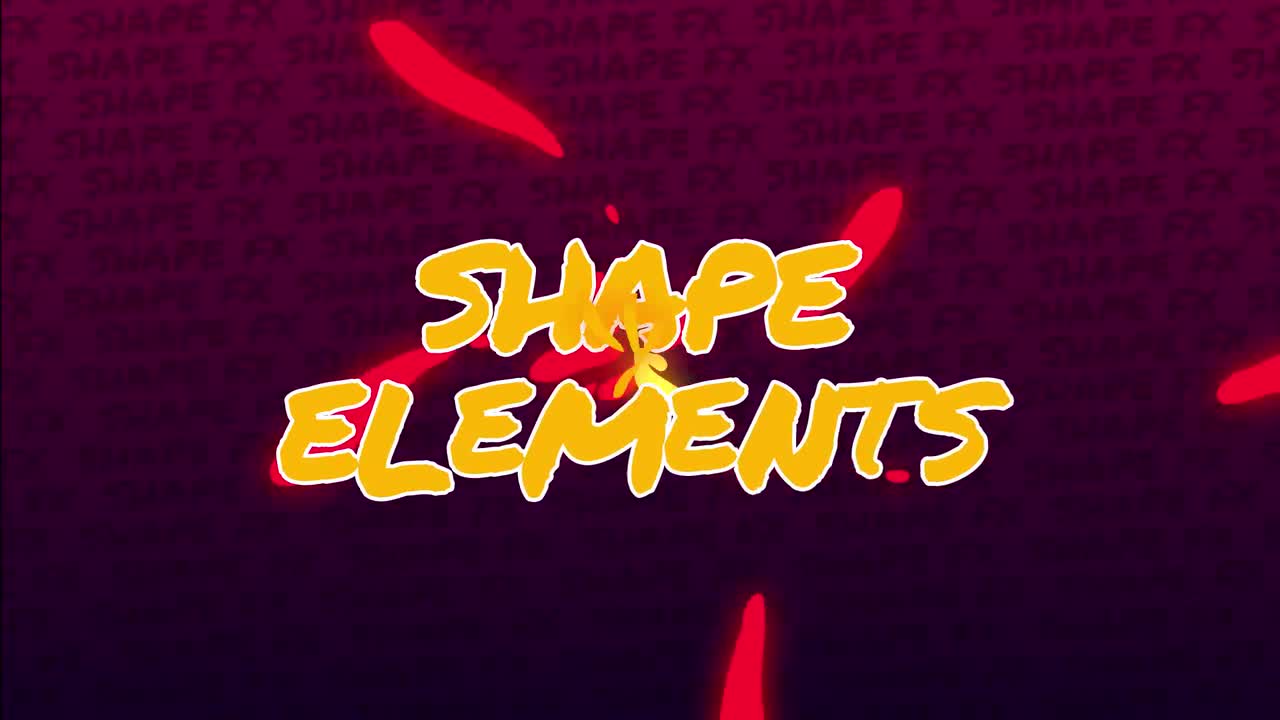 Shape Elements - Motion Graphics Templates | Motion Array