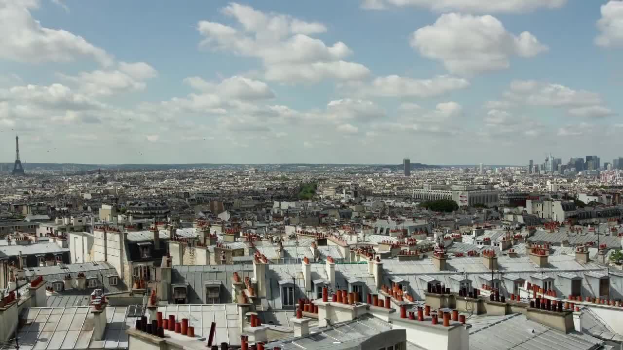 Paris Rooftops - Stock Video | Motion Array
