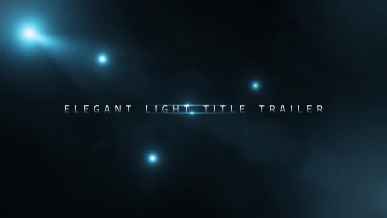 Elegant Light Title Trailer - Motion Graphics Templates | Motion Array