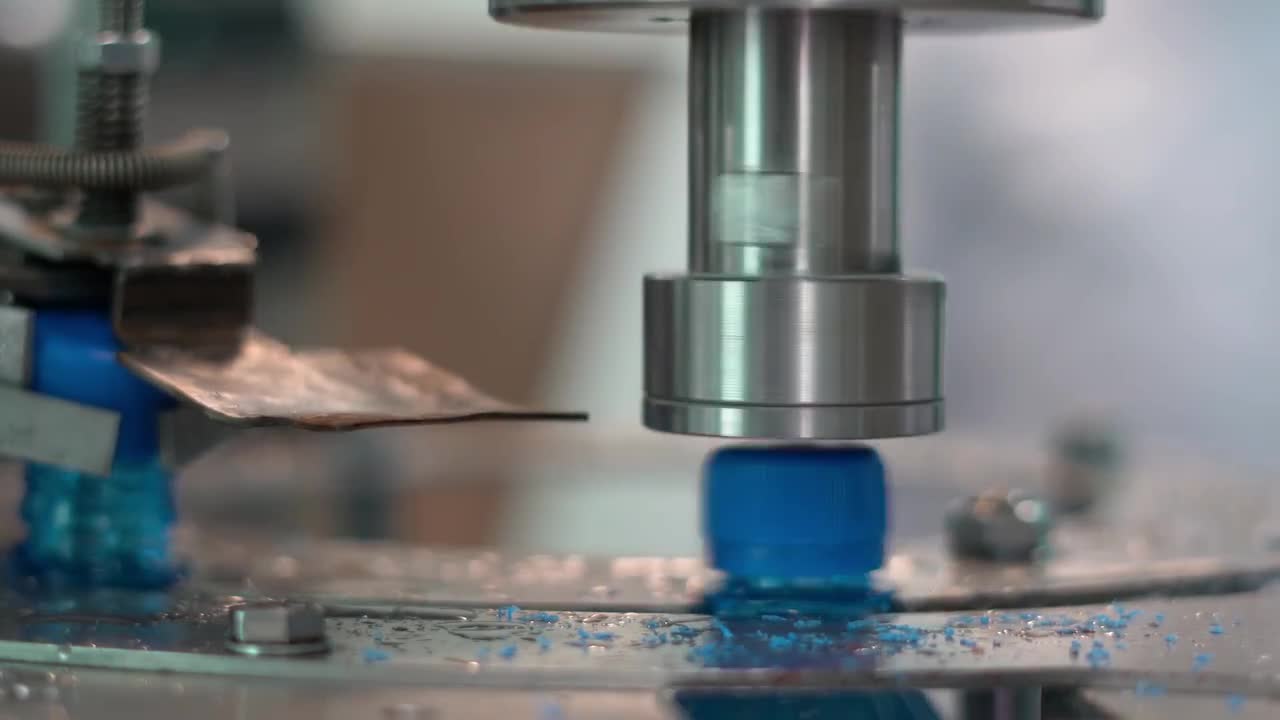 Twisting On Bottle Caps - Stock Video | Motion Array