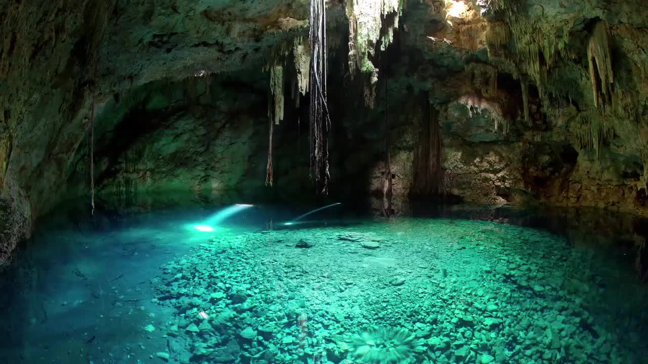 Cenote Pit In Mexico - Stock Video | Motion Array