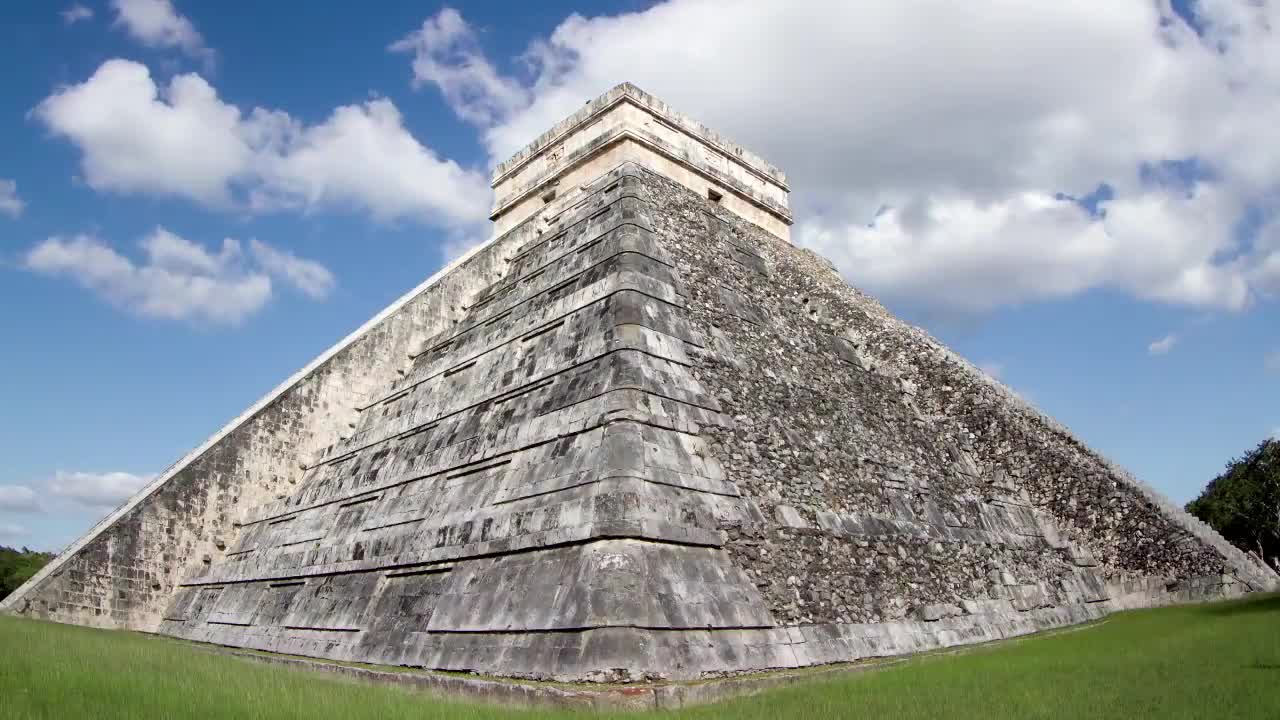El Castillo Stone Pyramid - Stock Video | Motion Array