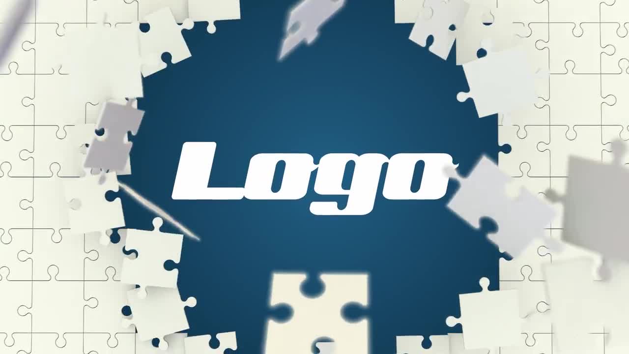 Puzzle Logo - DaVinci Resolve Templates | Motion Array