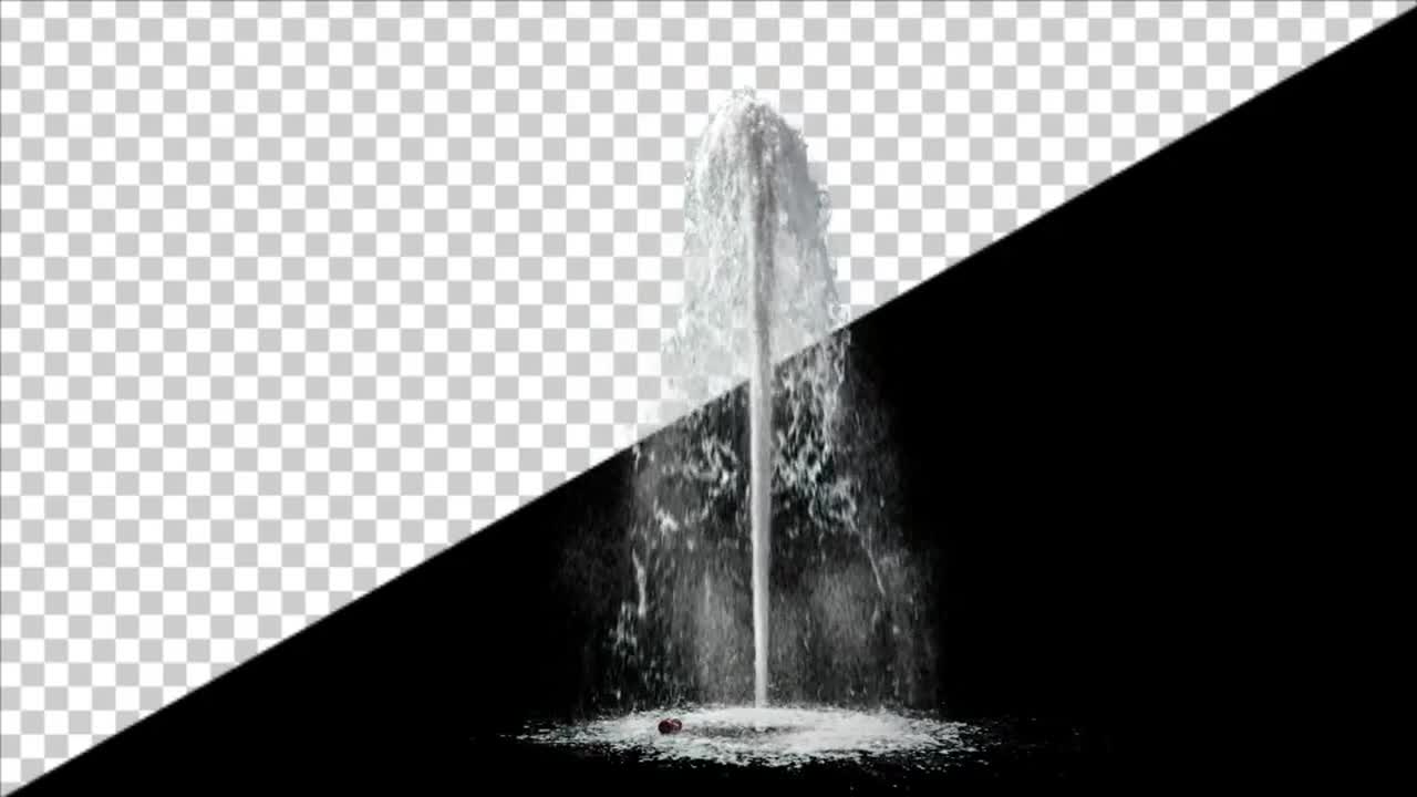 Fire Hydrant Burst On Alpha - Stock Motion Graphics | Motion Array