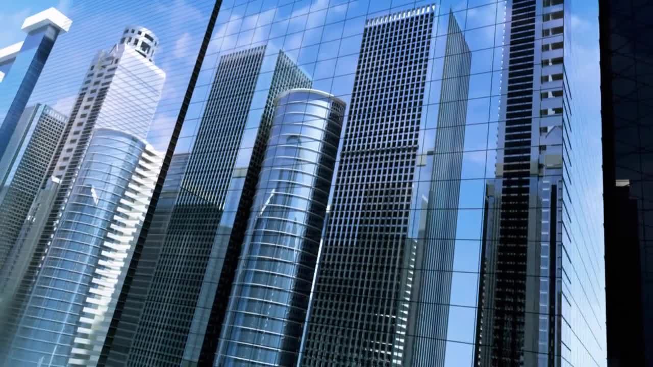 Traveling in a business City - Stock Motion Graphics | Motion Array