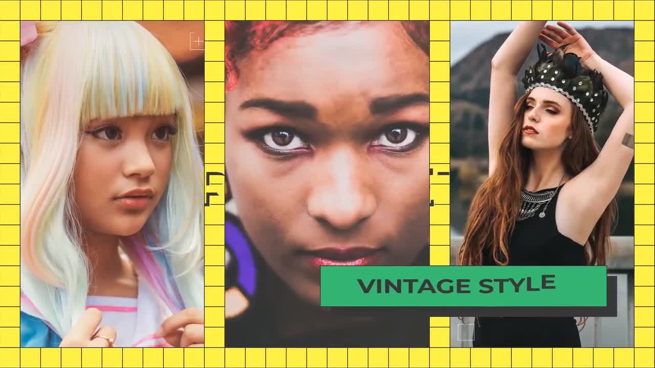 Retro Grid - After Effects Templates | Motion Array