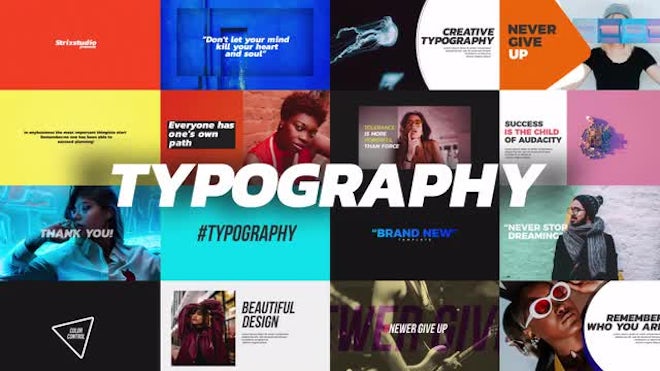Typography - After Effects Templates | Motion Array