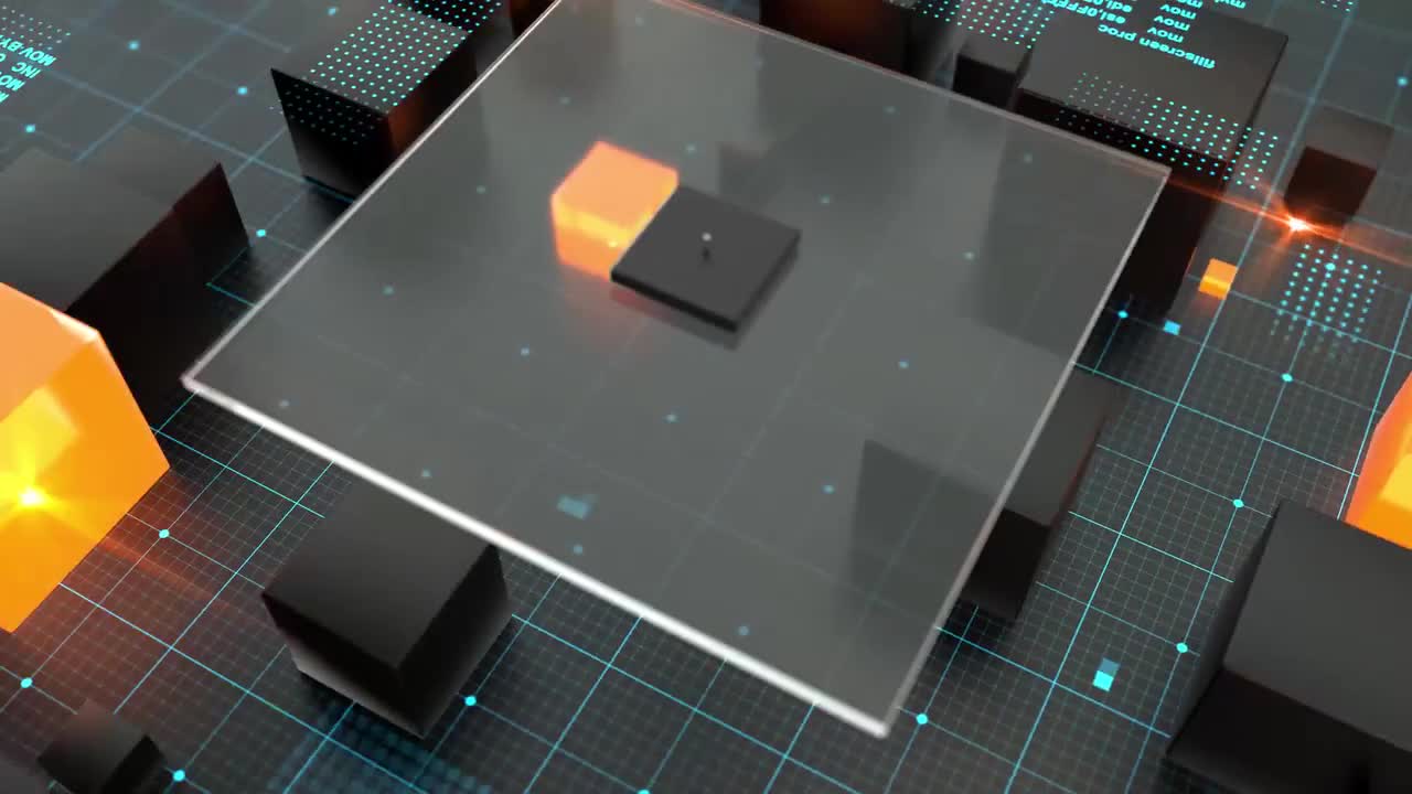 Tech Cubes Logo - Premiere Pro Templates | Motion Array