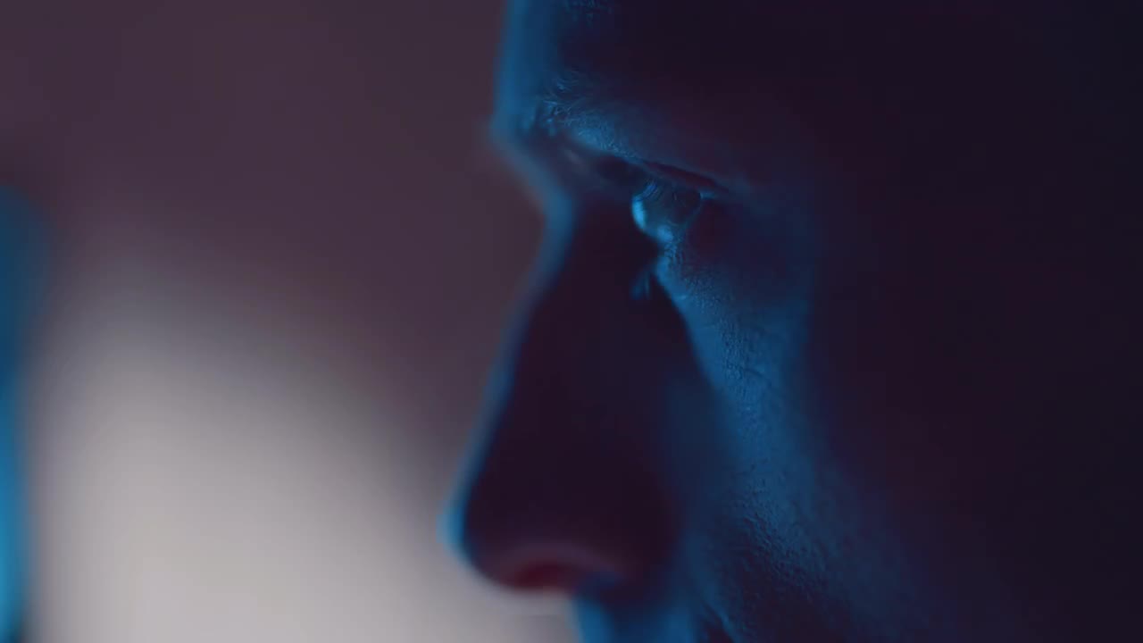 Screen Reflection In Eyes - Stock Video | Motion Array