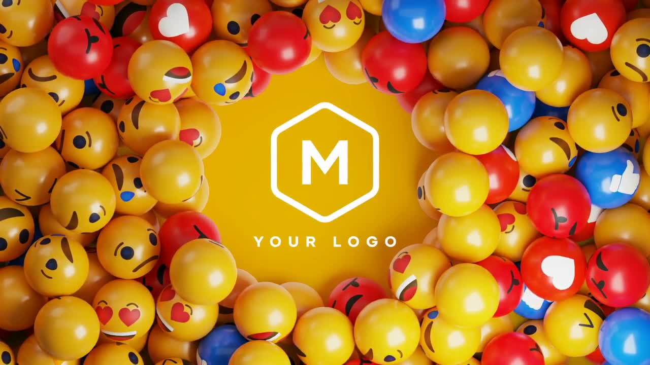 Emoji Logo Reveal 3D - Premiere Pro Templates | Motion Array