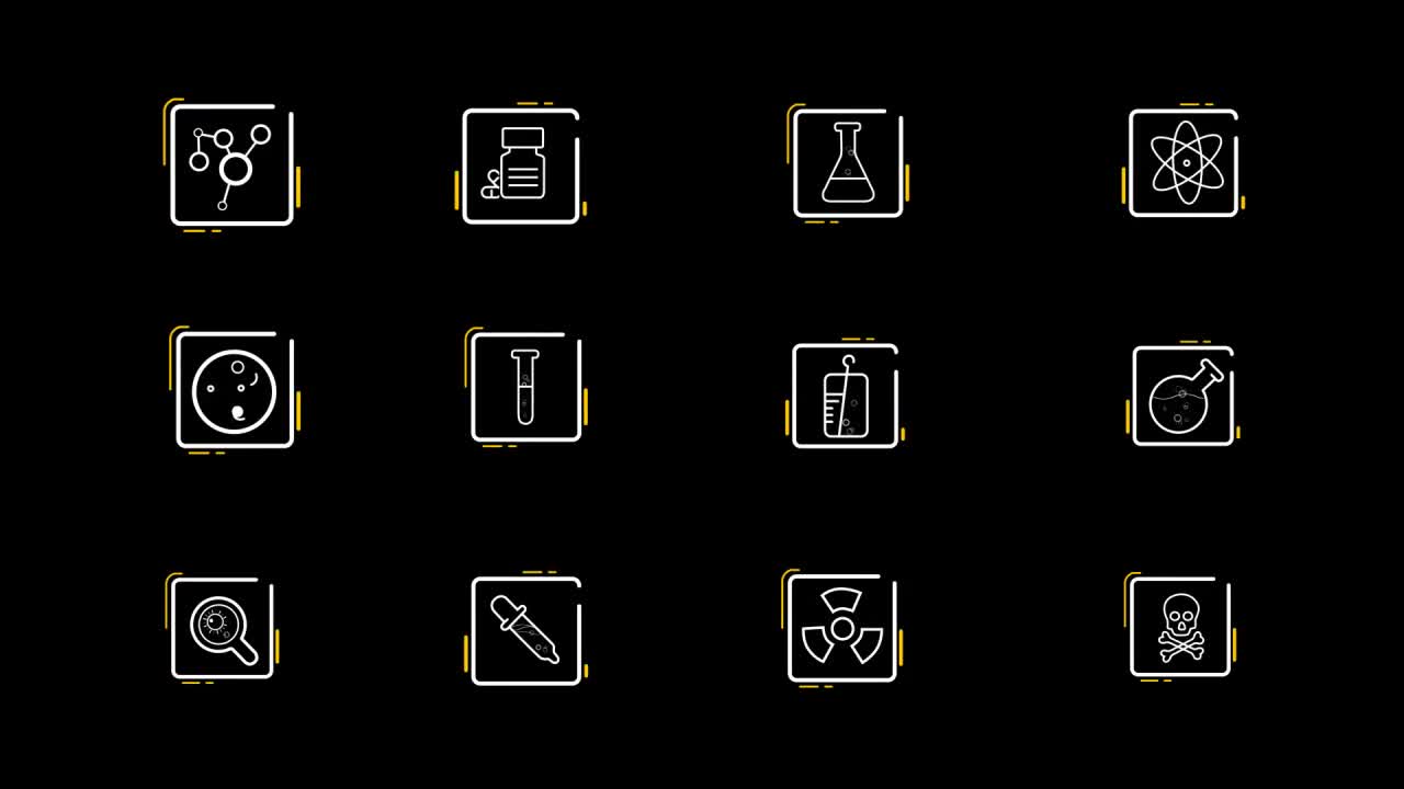 Science Icons - After Effects Templates | Motion Array