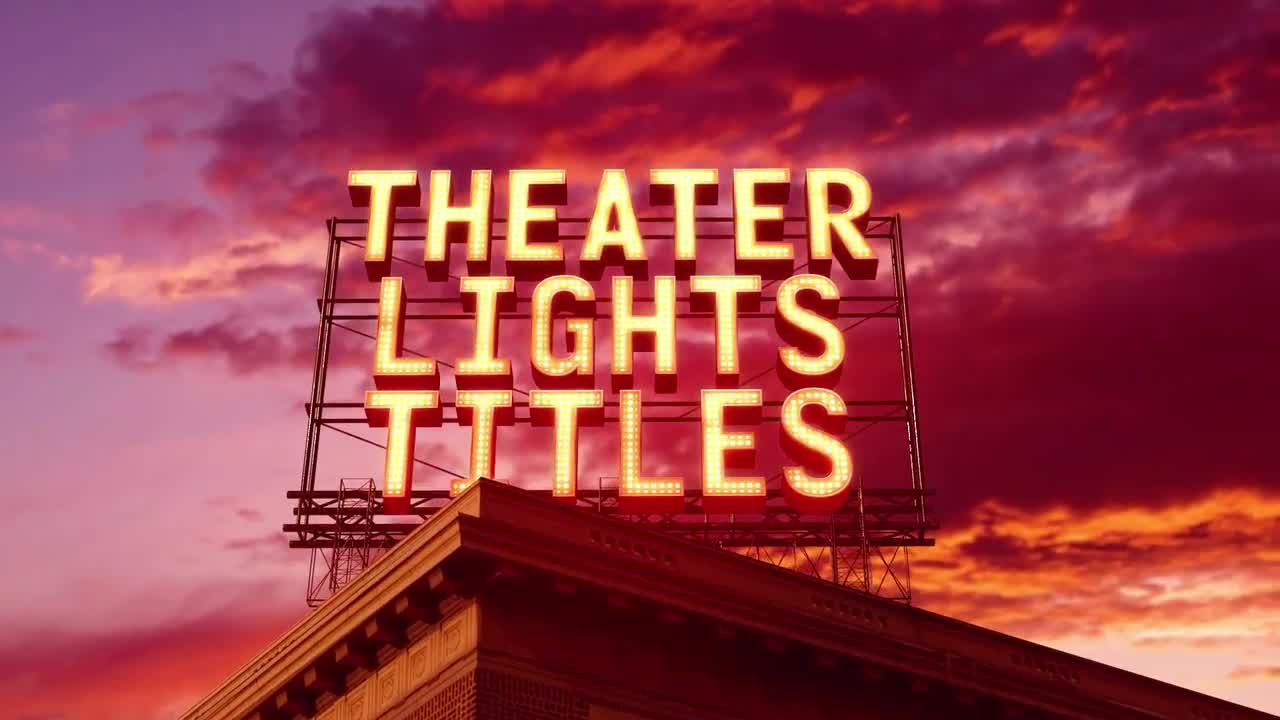 Theater Lights Titles - Motion Graphics Templates | Motion Array