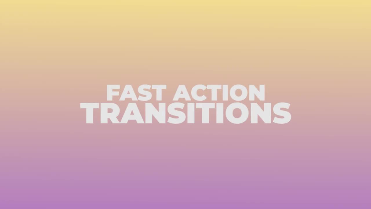 Fast Action Transitions - Premiere Pro Templates | Motion Array