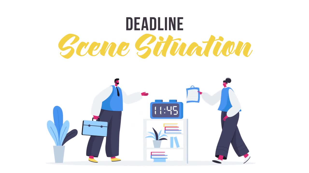 Deadline - Scene Situation - After Effects Templates | Motion Array
