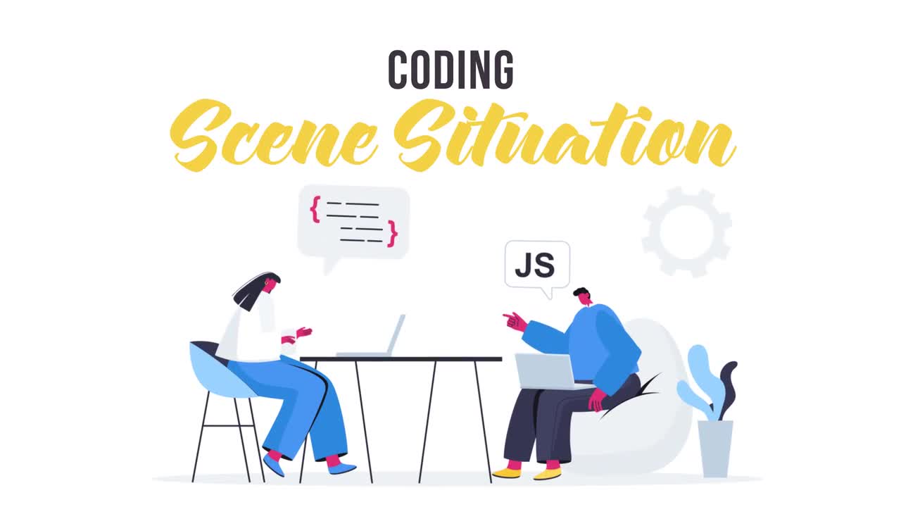 Coding - Scene Situation - After Effects Templates | Motion Array