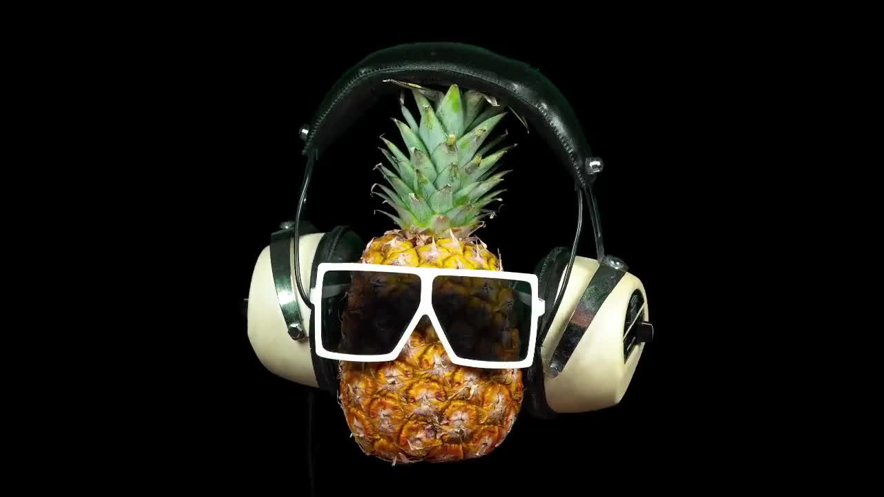 Funny Pineapple Head Loop - Stock Motion Graphics | Motion Array