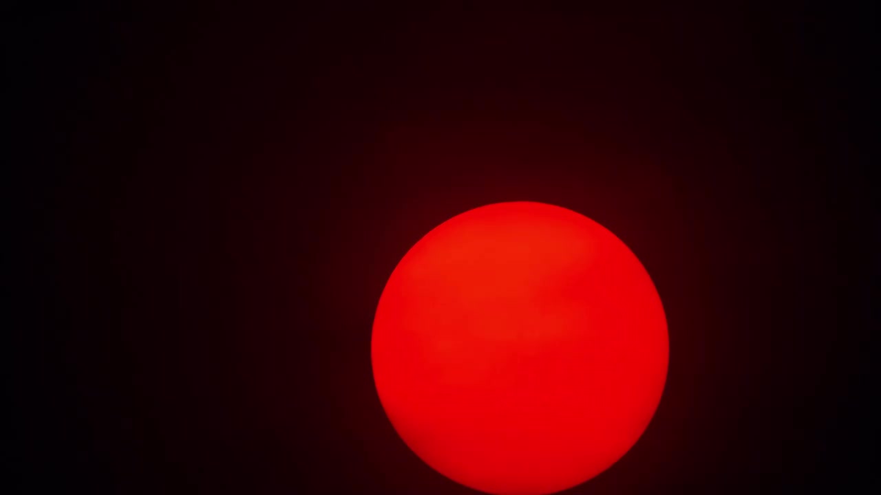 Red Sun In Thick Smog - Stock Video | Motion Array
