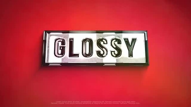 Glossy Logo (+Vertical Ver.) - After Effects Templates | Motion Array