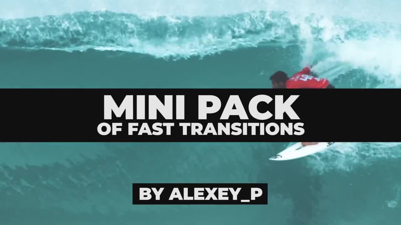 Mini Pack Of Fast Transitions - Premiere Pro Templates | Motion Array