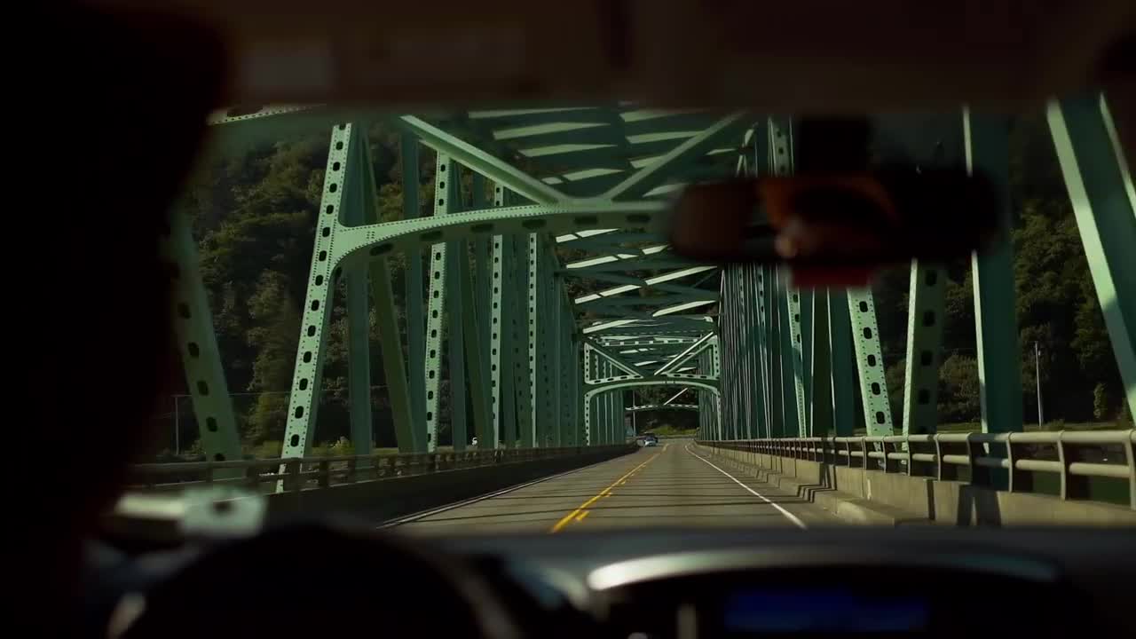 Driving Over The Bridge - Stock Video | Motion Array