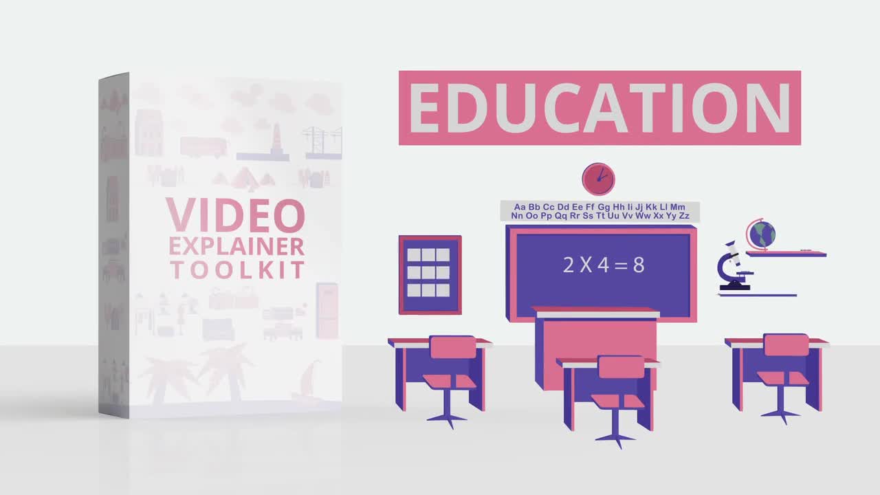 Education Video Explainer Toolkit - After Effects Templates | Motion Array