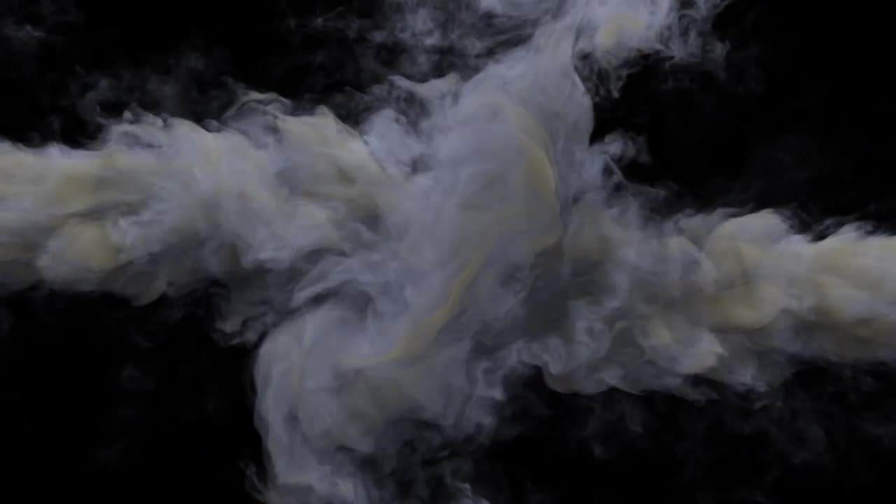 Smoke Collision On Alpha - Stock Motion Graphics | Motion Array