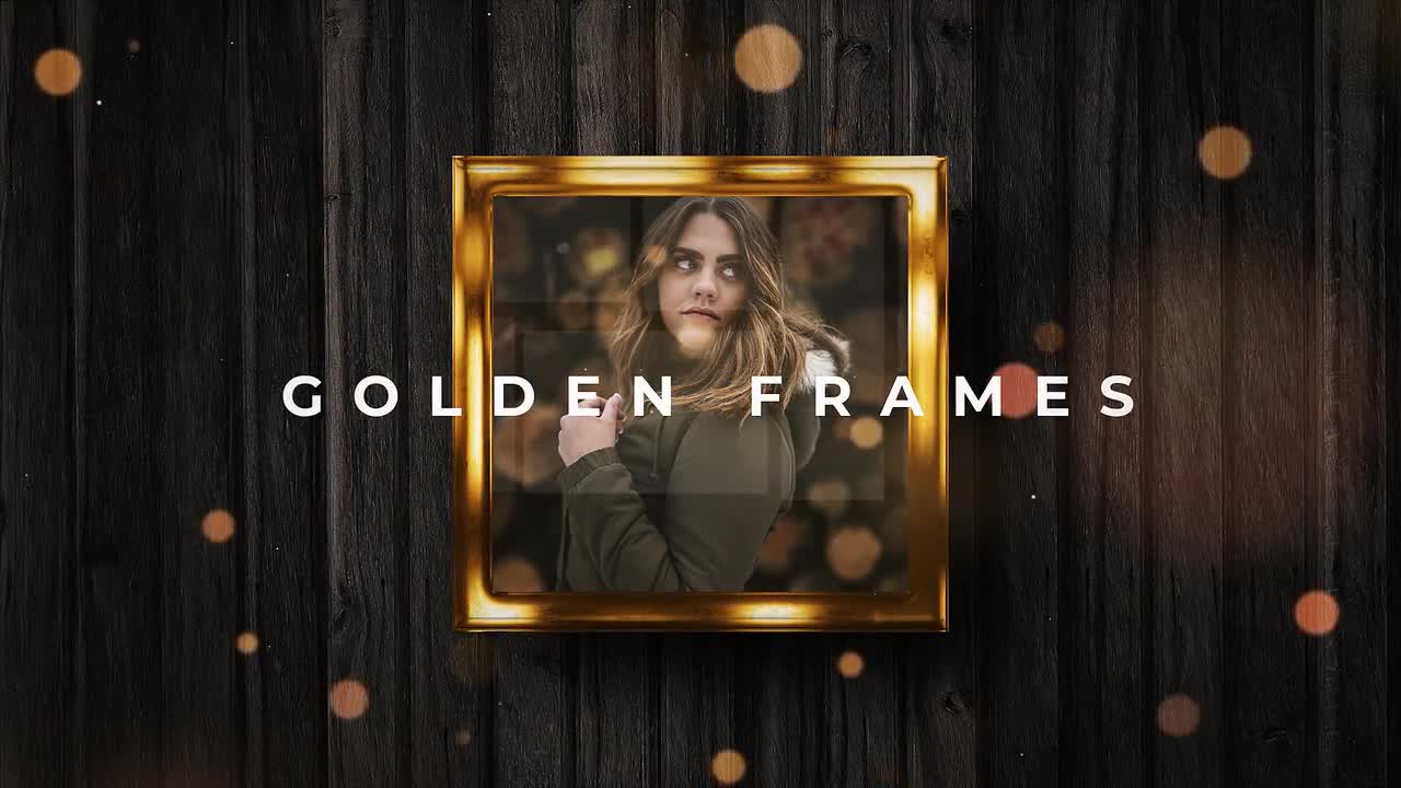 Golden Frames - After Effects Templates | Motion Array