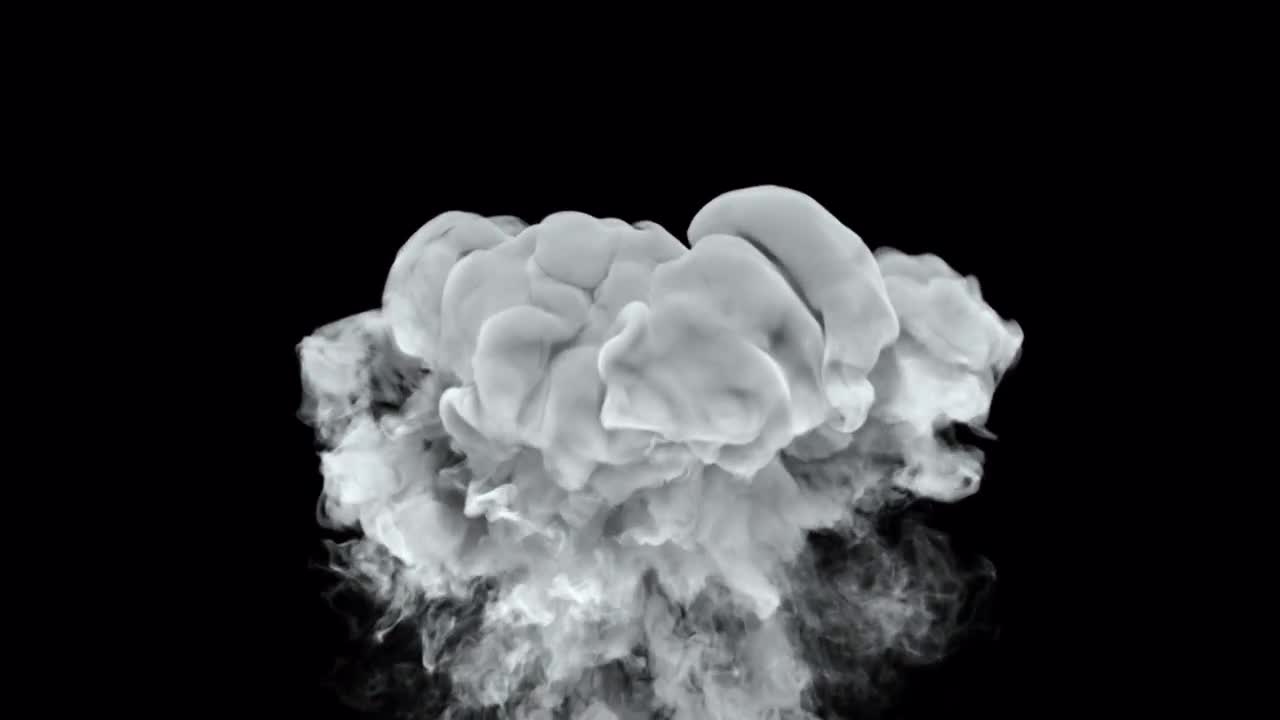 Rising Smoke On Alpha - Stock Motion Graphics | Motion Array