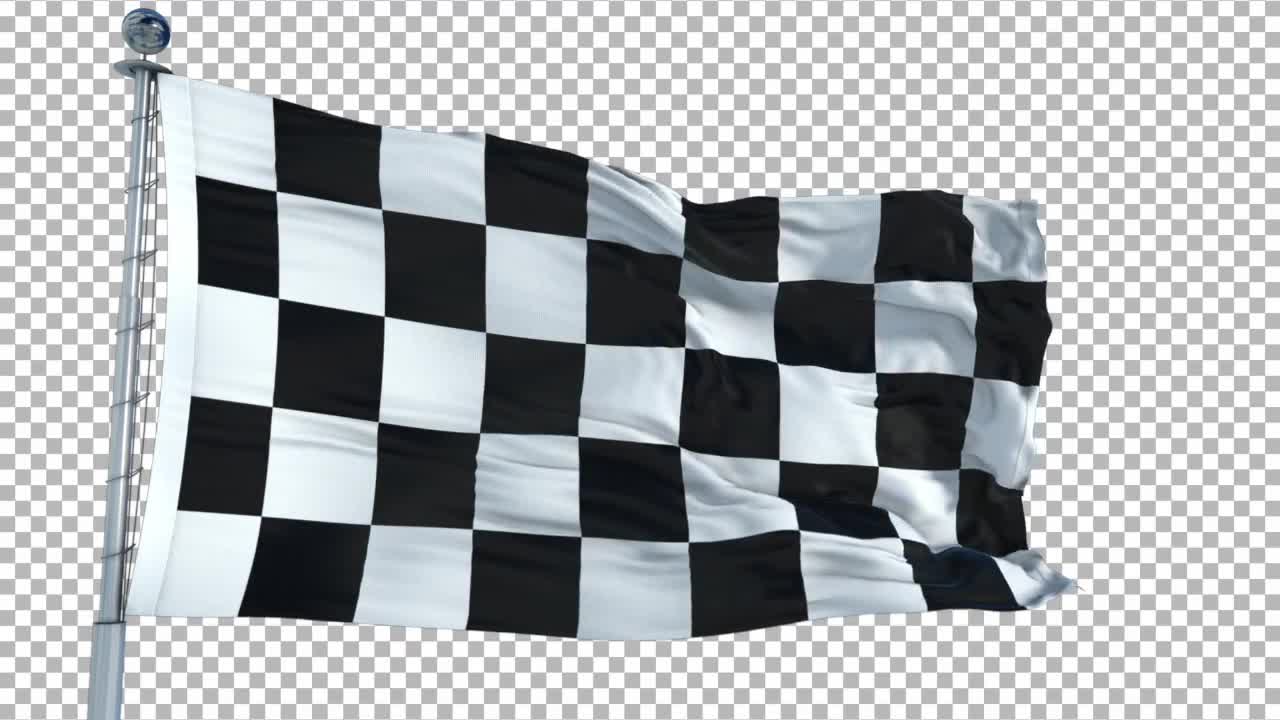 Checkboard Flag Animation - Stock Motion Graphics | Motion Array