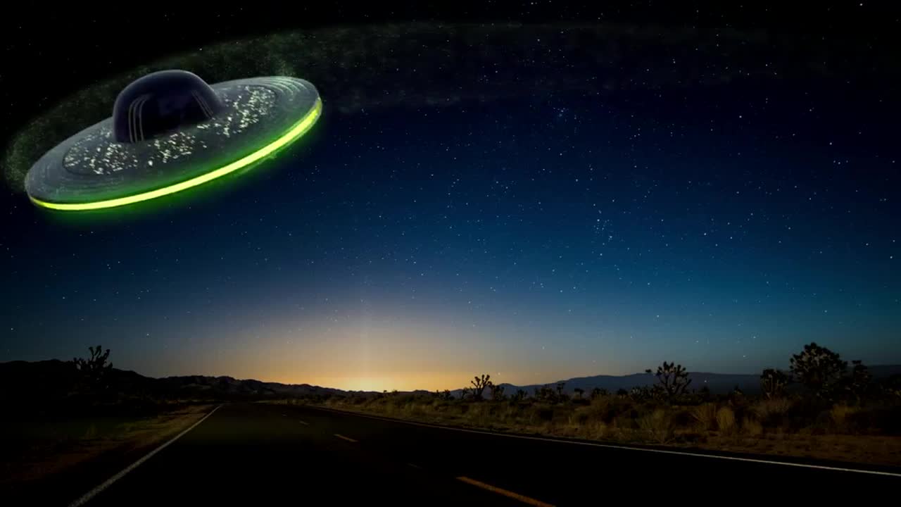 UFO Landing - Stock Motion Graphics | Motion Array