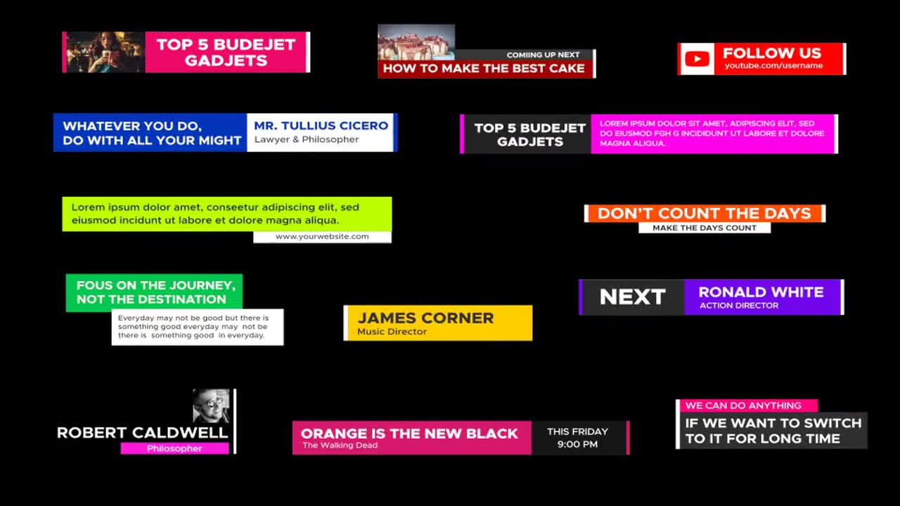 Creative Line Titles - Premiere Pro Templates | Motion Array