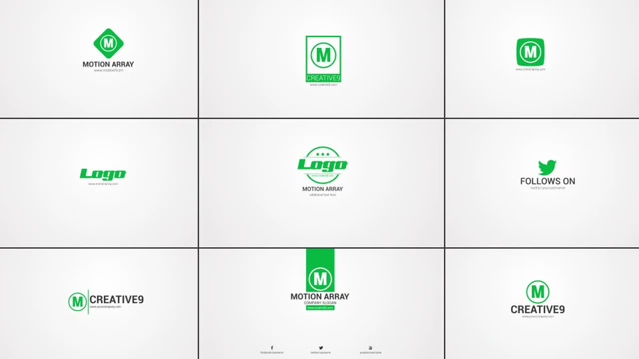 10 Modern Logo Opener Pack - After Effects Templates | Motion Array
