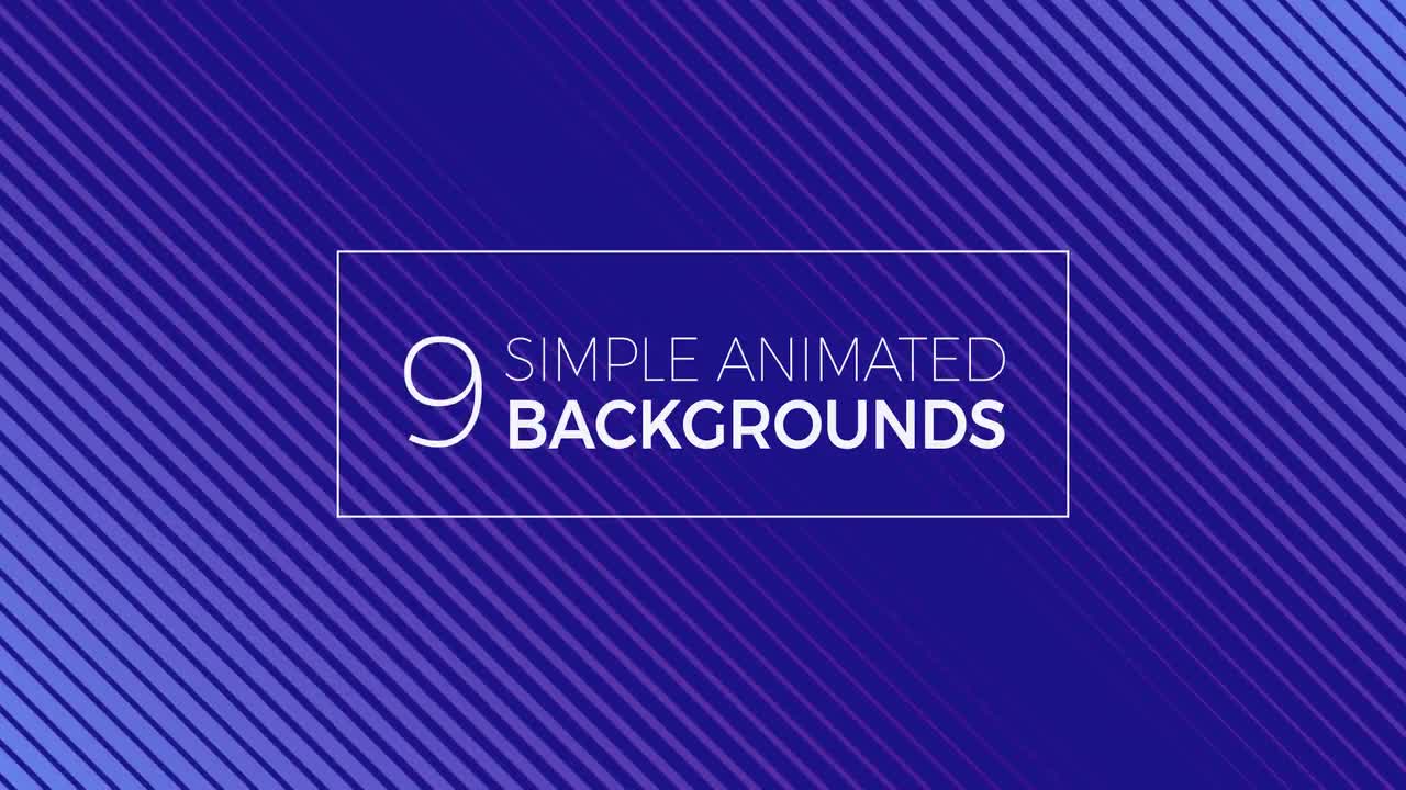 9 Simple Animated Background Loops - Stock Motion Graphics | Motion Array