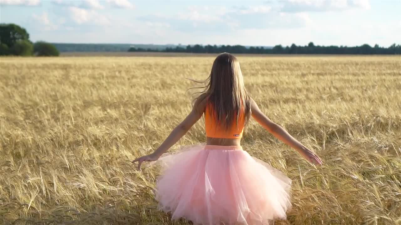 Young Ballet Dancer In Nature - Stock Video | Motion Array