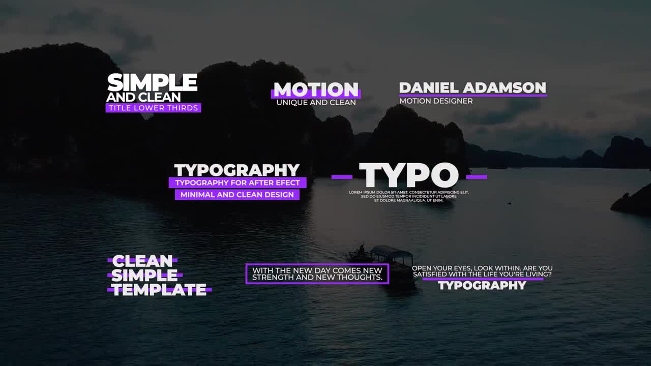 Simple Title Pack - After Effects Templates | Motion Array