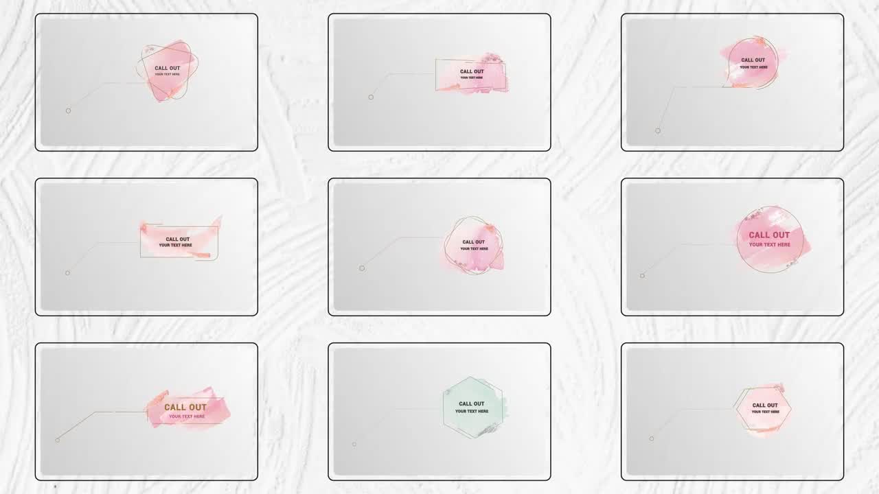 Elegant Call Out - After Effects Templates | Motion Array