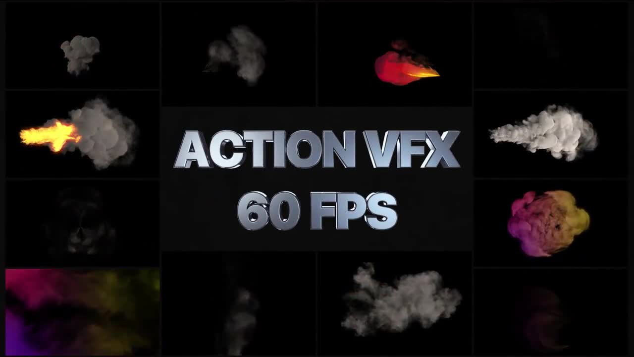 VFX Smoke And Fire Elements - Motion Graphics Templates | Motion Array