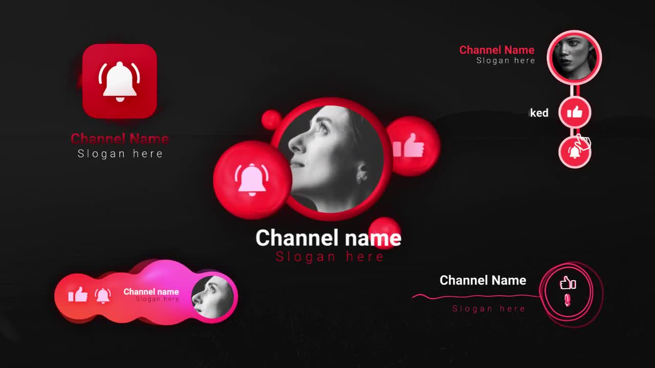 Youtube Subscribe Elements V5 - Final Cut Pro Templates | Motion Array