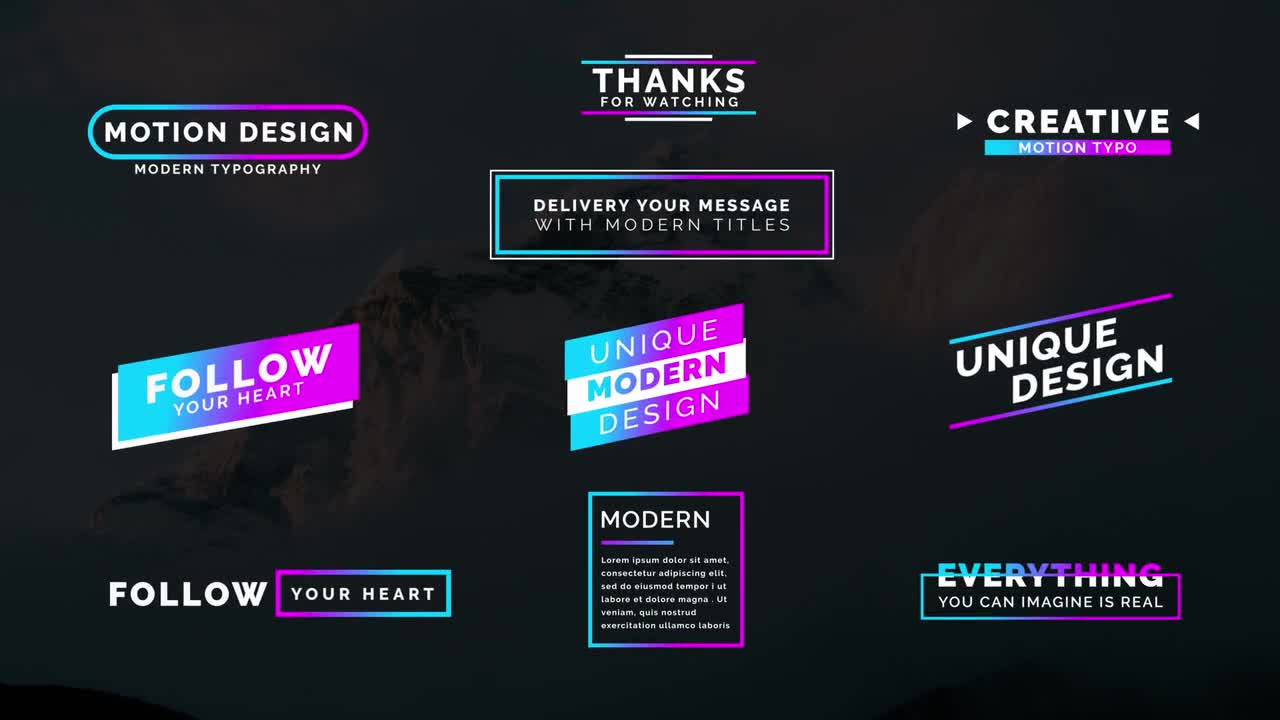 Creative Titles #3 - Premiere Pro Templates | Motion Array