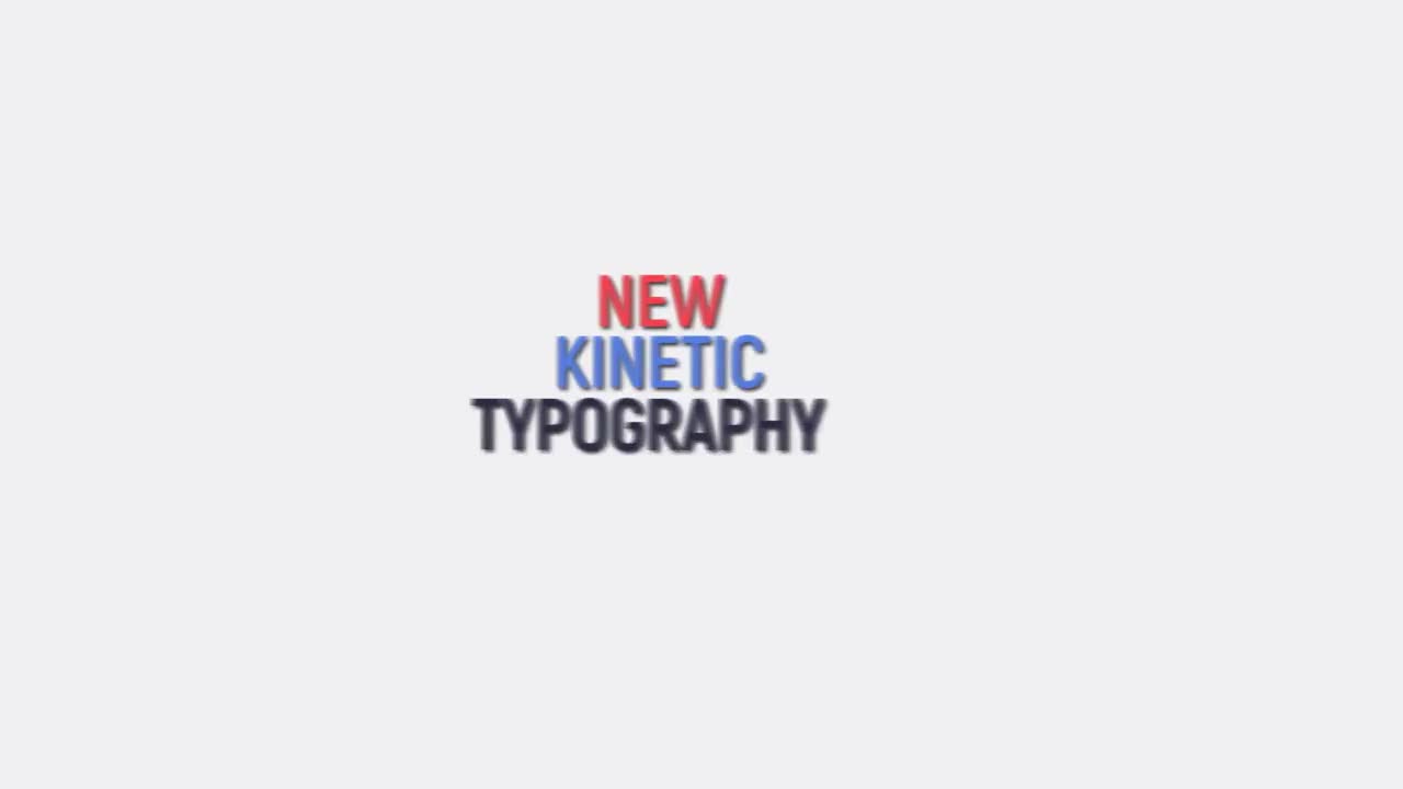 Kinetic Typography - Motion Graphics Templates | Motion Array