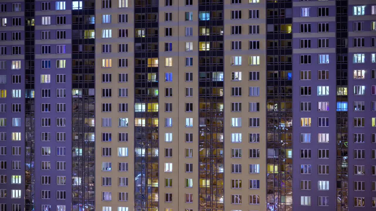 City Building Night Time-Lapse - Stock Video | Motion Array