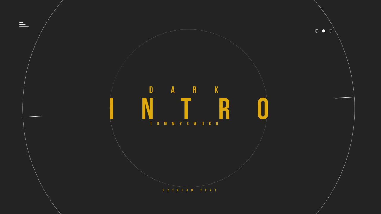 Dark Intro - After Effects Templates | Motion Array