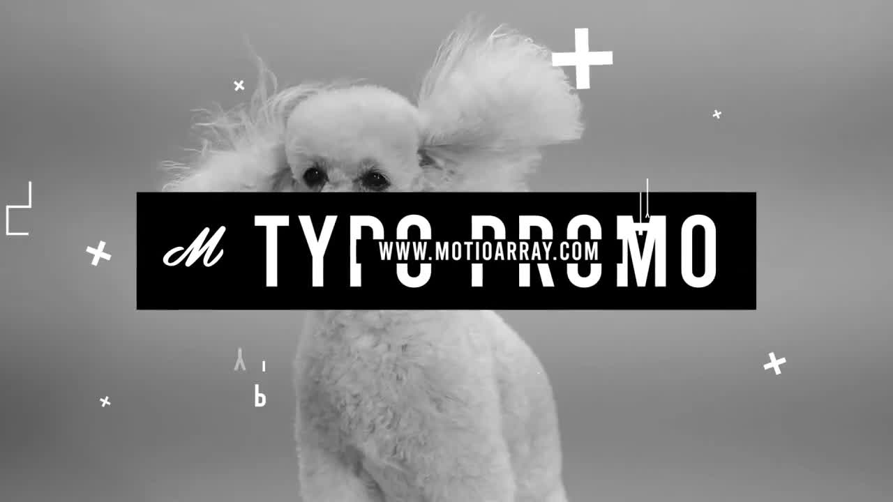 Typo Promo - After Effects Templates | Motion Array