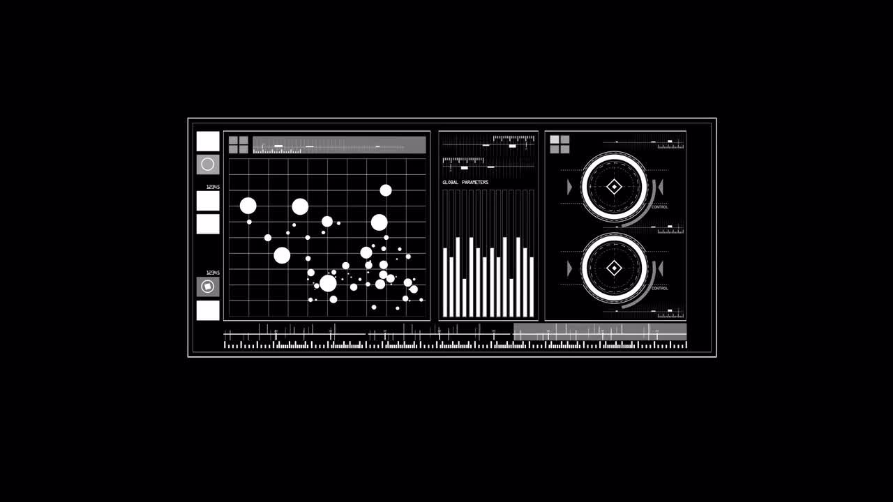 Animated Monitor Indicators - Stock Motion Graphics | Motion Array