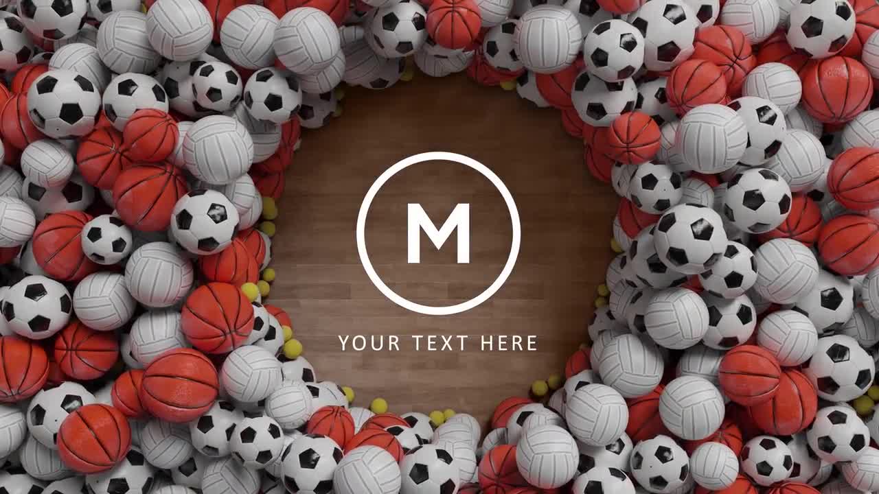 Modern Bright Logo Opener. Sports Balls - After Effects Templates ...