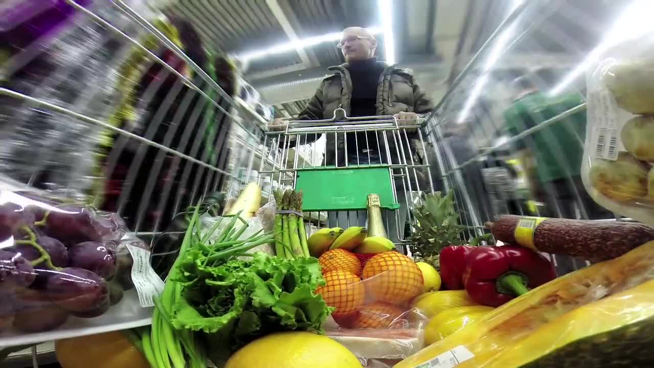 Shopping At The Supermarket - Stock Video | Motion Array