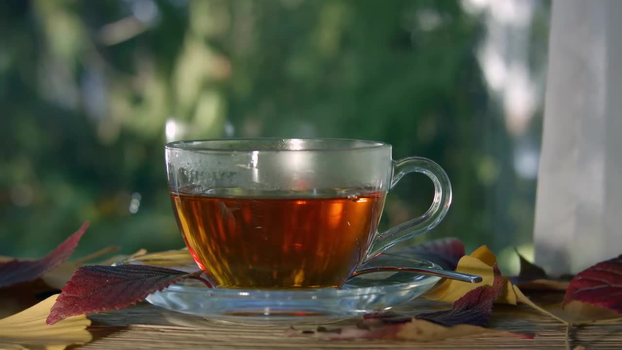 Steaming Tea - Stock Video | Motion Array
