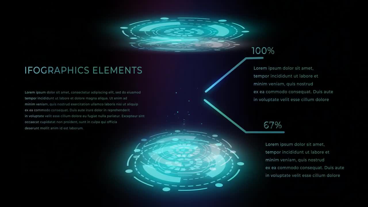 Sci-Fi Infographics HUD UI Elements - After Effects Templates | Motion ...