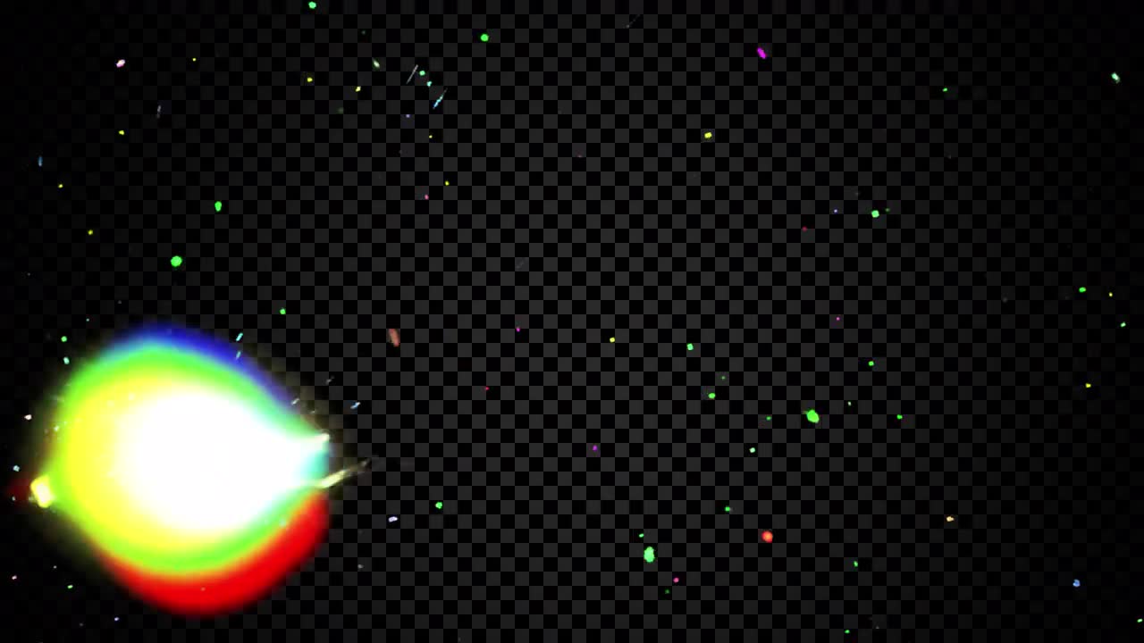 Fireworks Sparks On Alpha Loop - Stock Motion Graphics | Motion Array