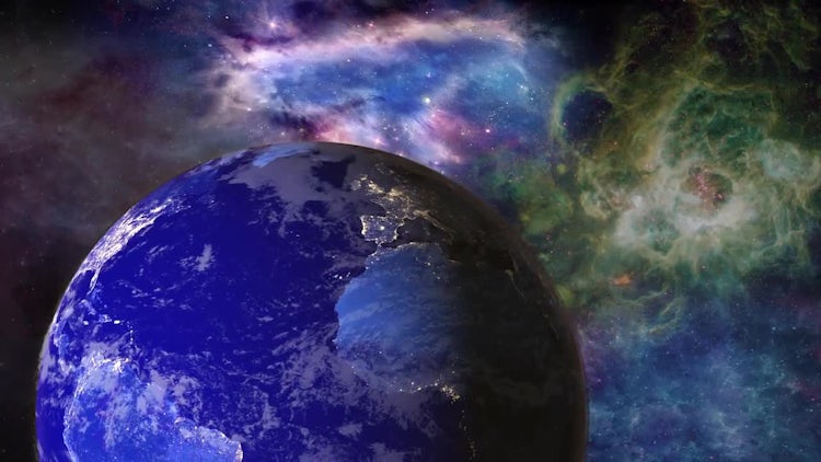 Universe And Earth - Stock Motion Graphics | Motion Array